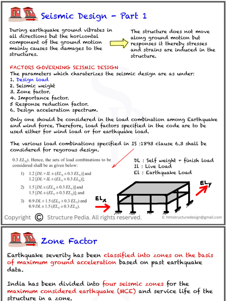 EQ Design | PDF | Earthquakes | Structural Engineering