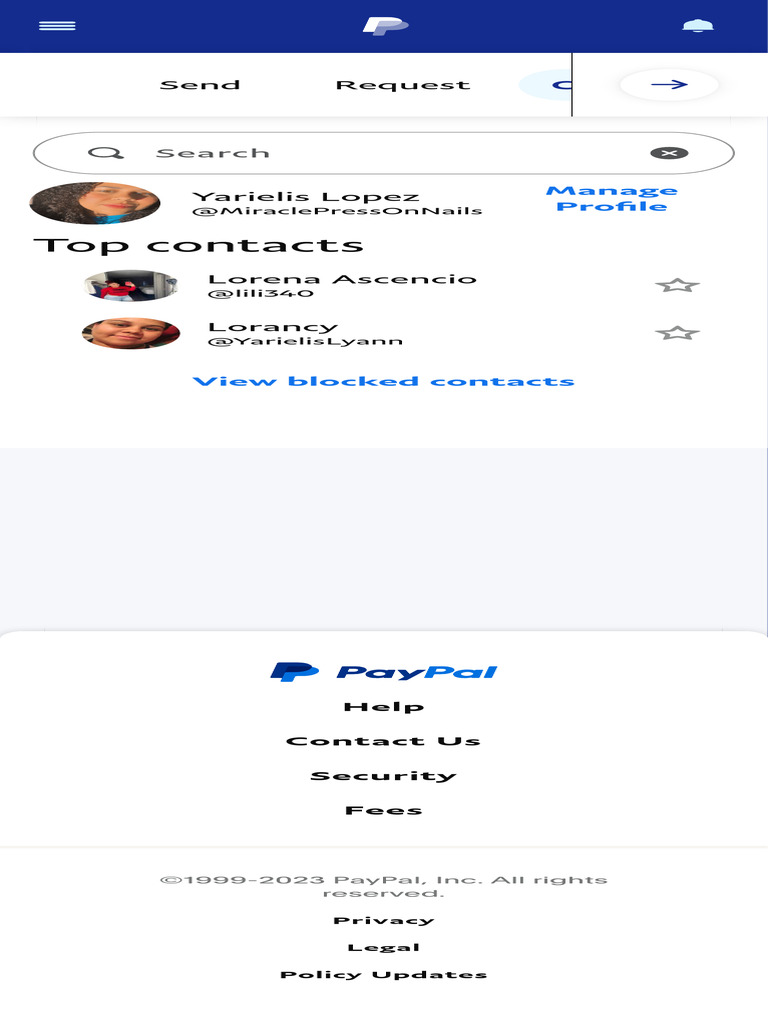 PayPal Send & Request 72 | PDF