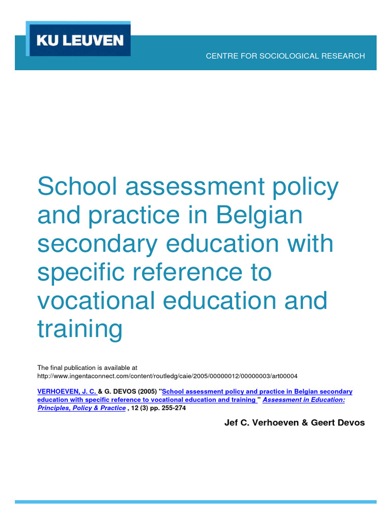 School_assessment_policy_and_practice_in | PDF | Educational Assessment ...