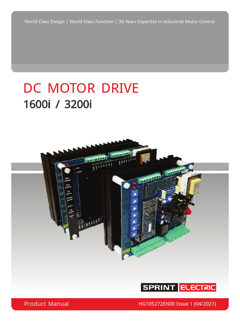 Sprint Drive Troubleshooting Manual | PDF | Electric Motor | Safety