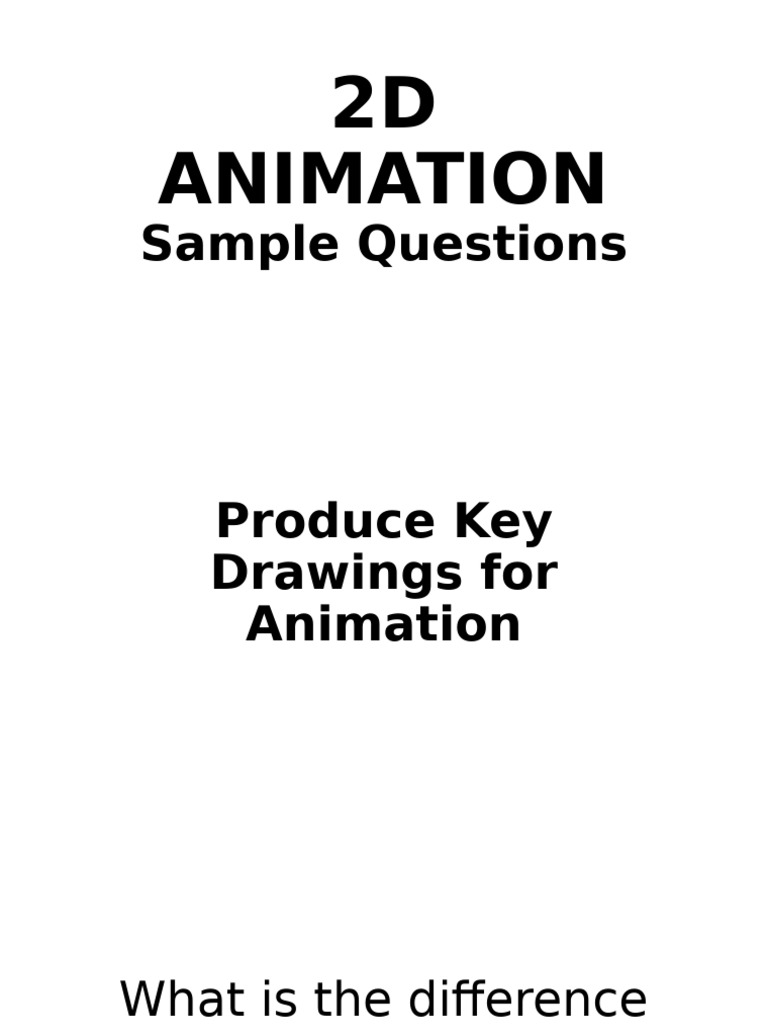 2D Animation Production FAQs | PDF | Adobe Flash | Animation