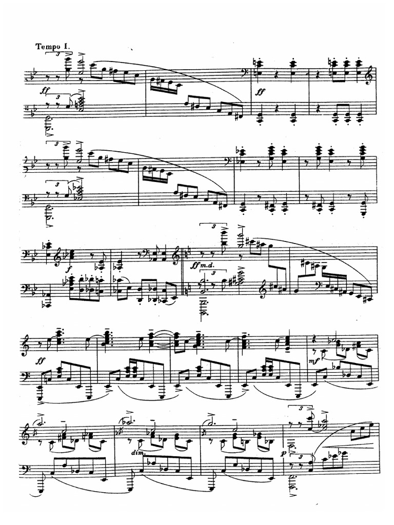 Horowitz Rachmaninoff Sonata2 4 | PDF