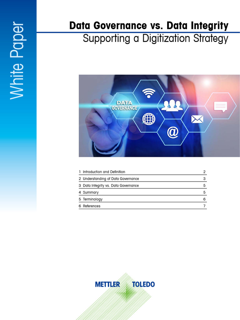 MT - Data Governance vs. Data Integrity | PDF | Data | Metadata