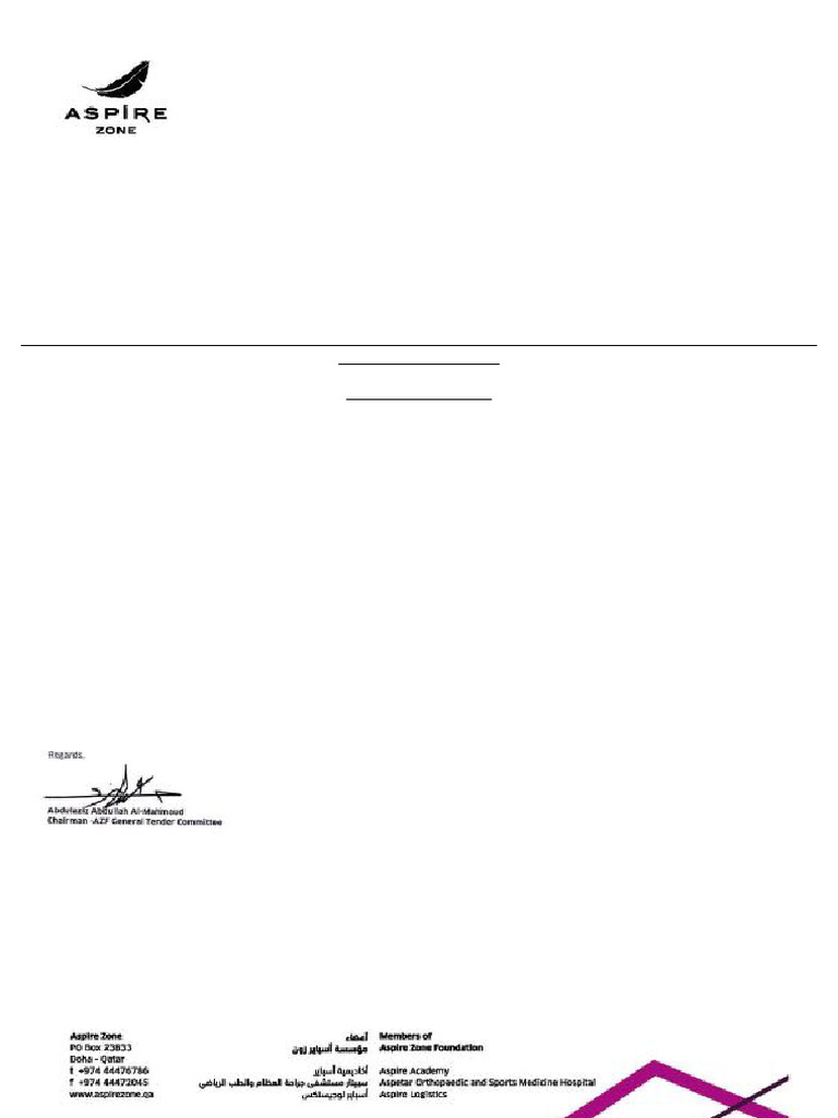 Tender Circular No. 7 a | PDF