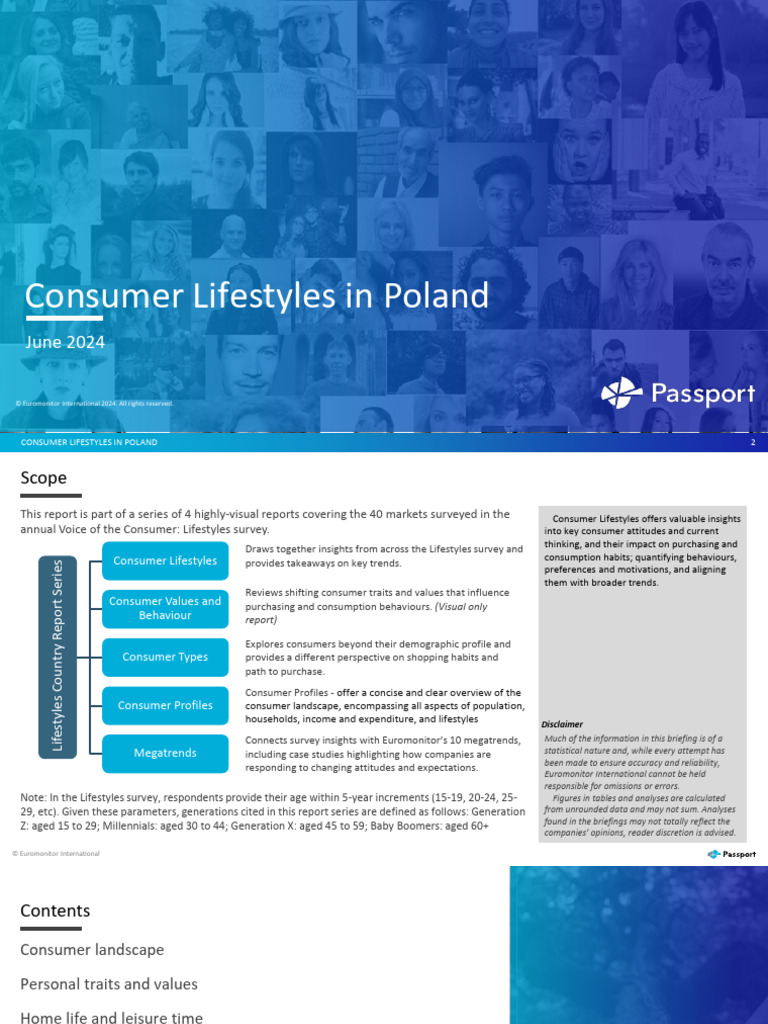 Consumer Lifestyles in Poland 2024 | PDF | Millennials | Efficient ...