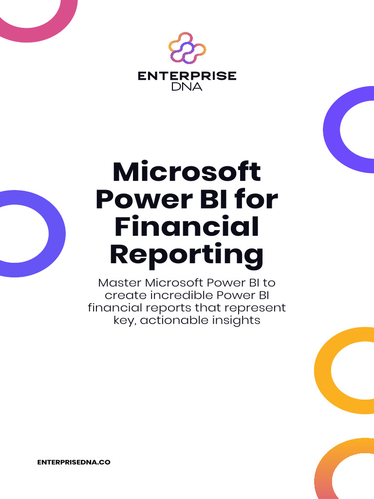 Power BI for Financial Reporting Guide | PDF | Financial Statement ...