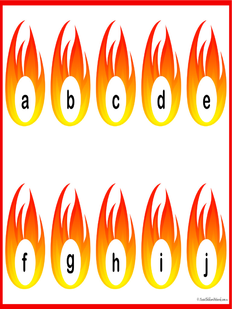Firefighter Alphabet Match Set14 | PDF