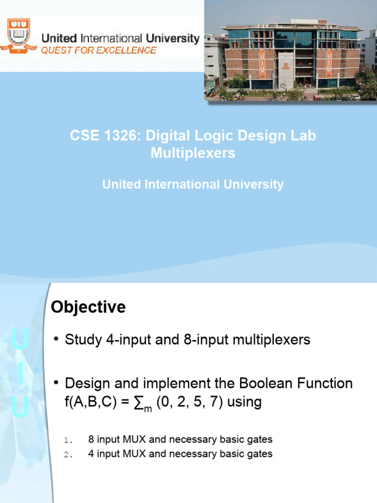 EXP 5 DLD 05 Multiplexers | PDF