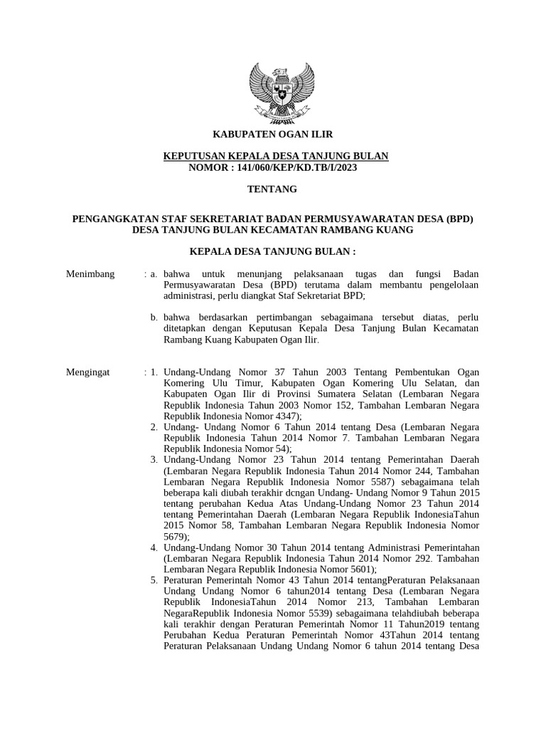 SK Staff BPD 2 | PDF