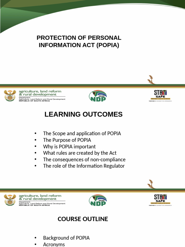 Popia Training (Autosaved) | PDF | Computer Security | Security