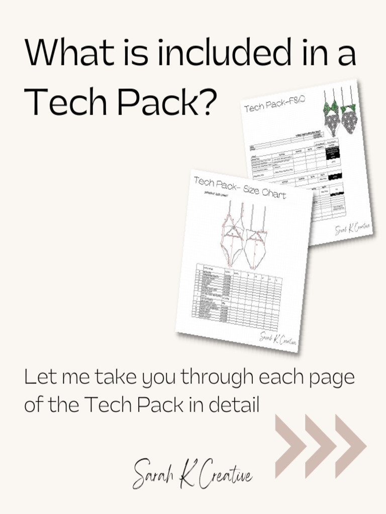 What Is Included in A Tech Pack | PDF