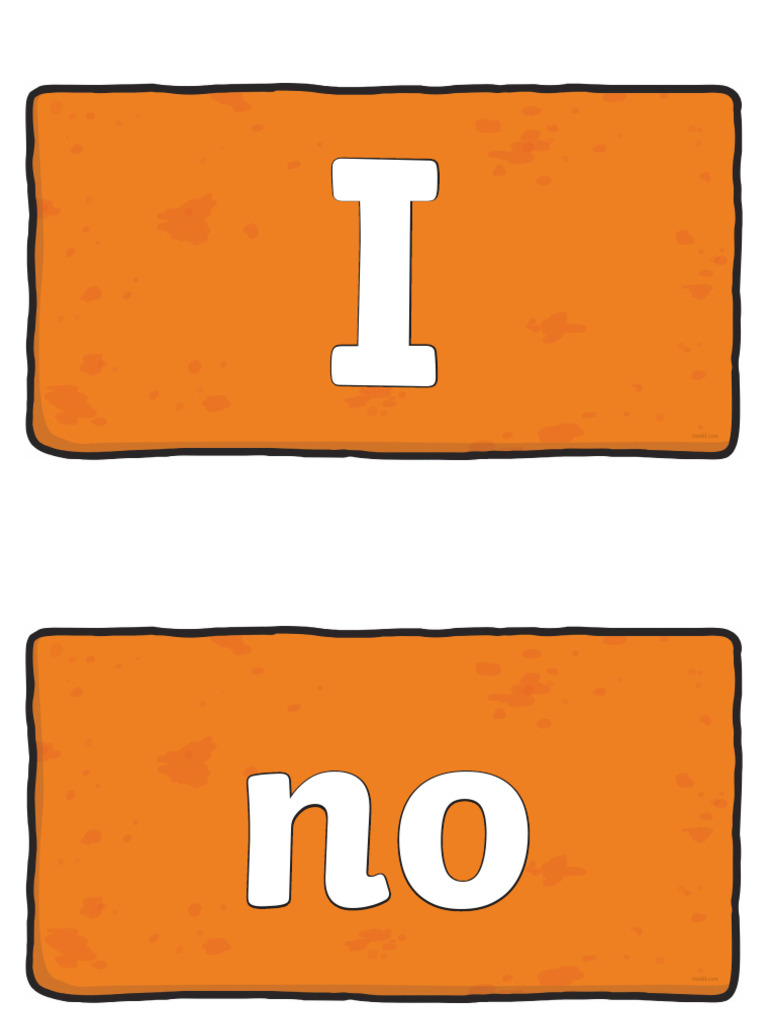 TF L 102 Phase 2 Tricky Words On Bricks Display Pack English - Ver - 2 ...