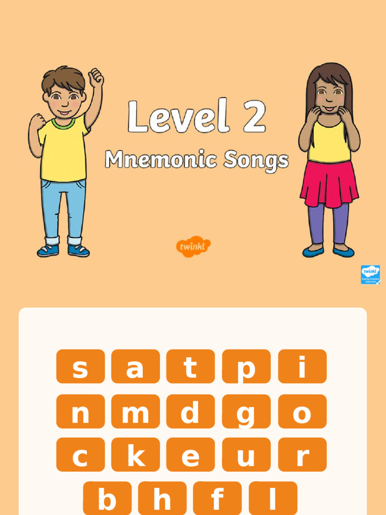 Level 2 Mnemonic Songs Powerpoint 10 Ver 9 | PDF