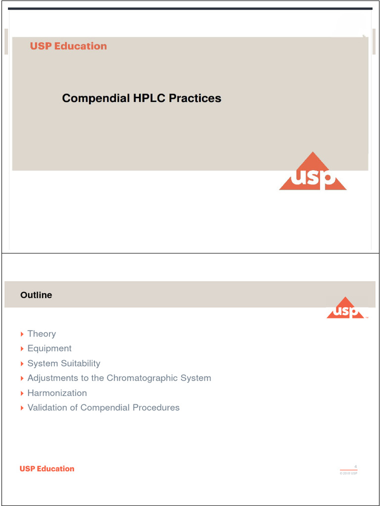 Compendial HPL | PDF | High Performance Liquid Chromatography ...