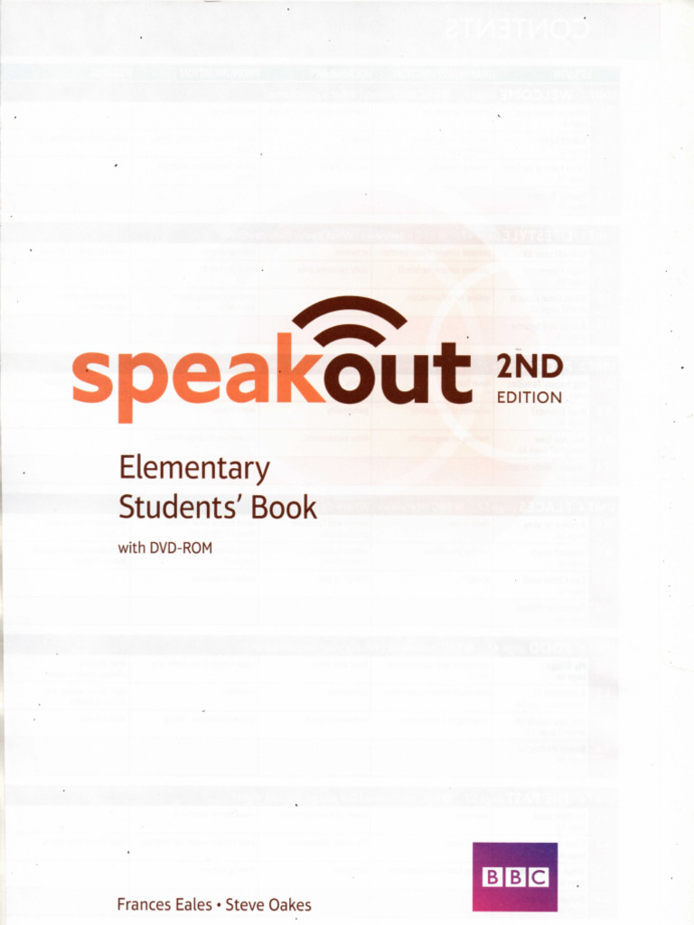 Speak Out Elementary | PDF