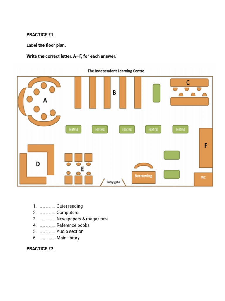 Labeling Map Practice Exercises | PDF