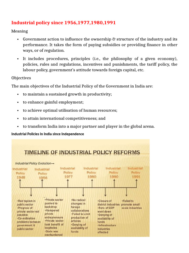 industrial policy of India | PDF | Exports | Industrial Policy