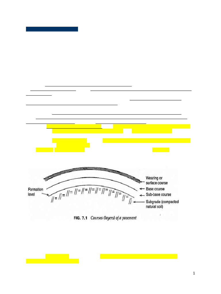 Highway Pavement Design Guide | PDF | Road Surface | Road