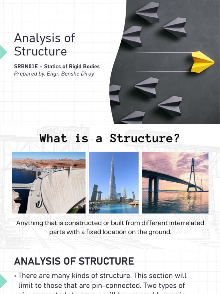 Lecture 05. Analysis of Structure | PDF | Truss | Force