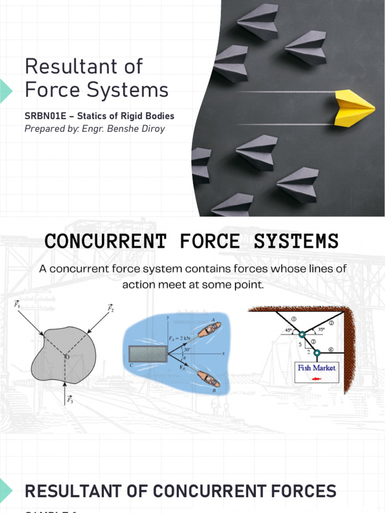 Lecture 03. Resultant of Force Systems | PDF