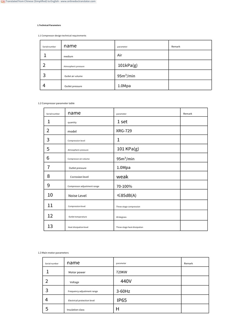 Saman Exhaust Motor Specifications | PDF | Pump | Valve
