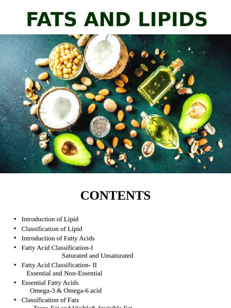 Fats and oils | PDF | Lipid | Fat