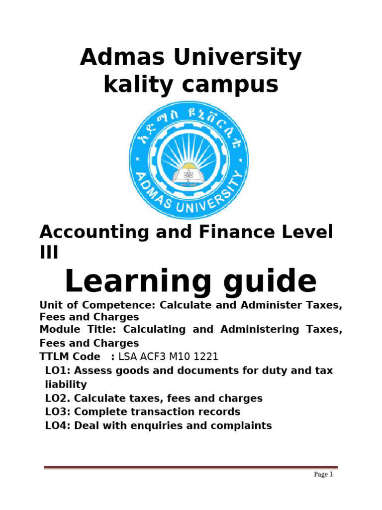 Calculating Taxes and Fees Guide | PDF | Taxes | Deferral