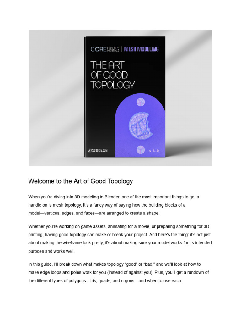 Understanding Good vs Bad Topology | PDF | Polygon | Geometry