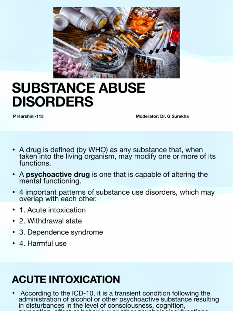 Substance Abuse | PDF | Substance Dependence | Alcoholism