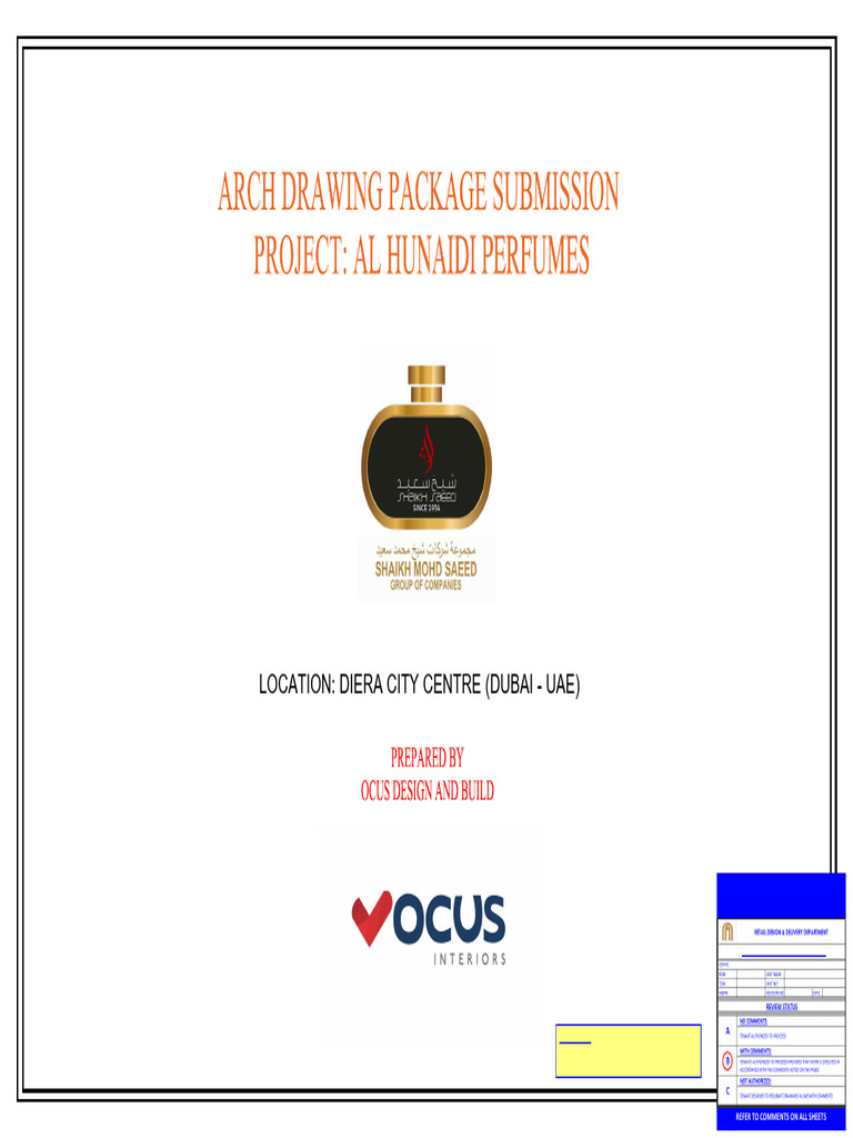 Al Hunaidi Perfumes Design Submission | PDF | Queensland Heritage ...