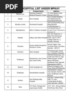 Medi Assist Cashless Hospital Guide | PDF