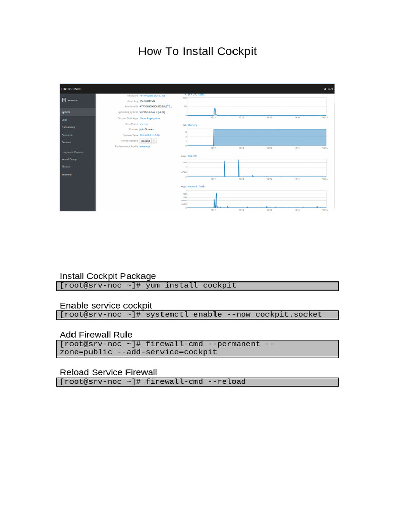 Tutorial Install Cockpit Centos 7 Pdf 
