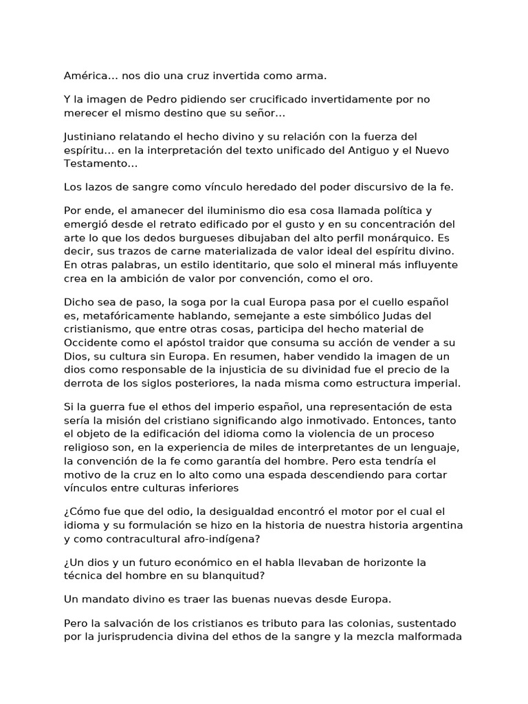 América Invertida | PDF | Dios