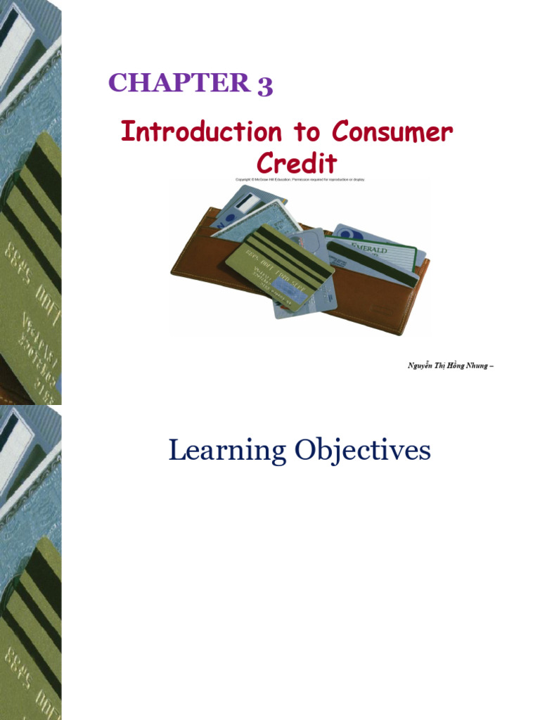 Chapter 3 Consumer Credit Part 1 2 | PDF | Credit Card | Debit Card