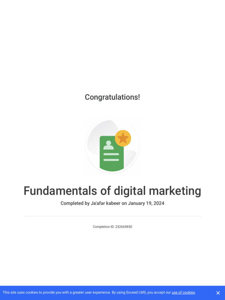 Fundamentals of Digital Marketing - Google | PDF