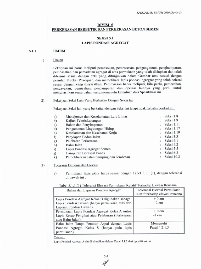 DIVISI 5_SPEK 2010 REV 3 (beton 17-39) (lpa 1-8) | PDF