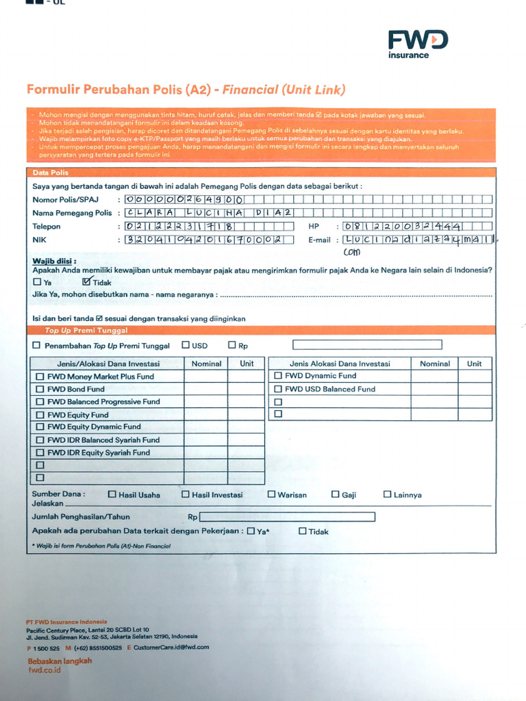 ASURANSI FWD | PDF
