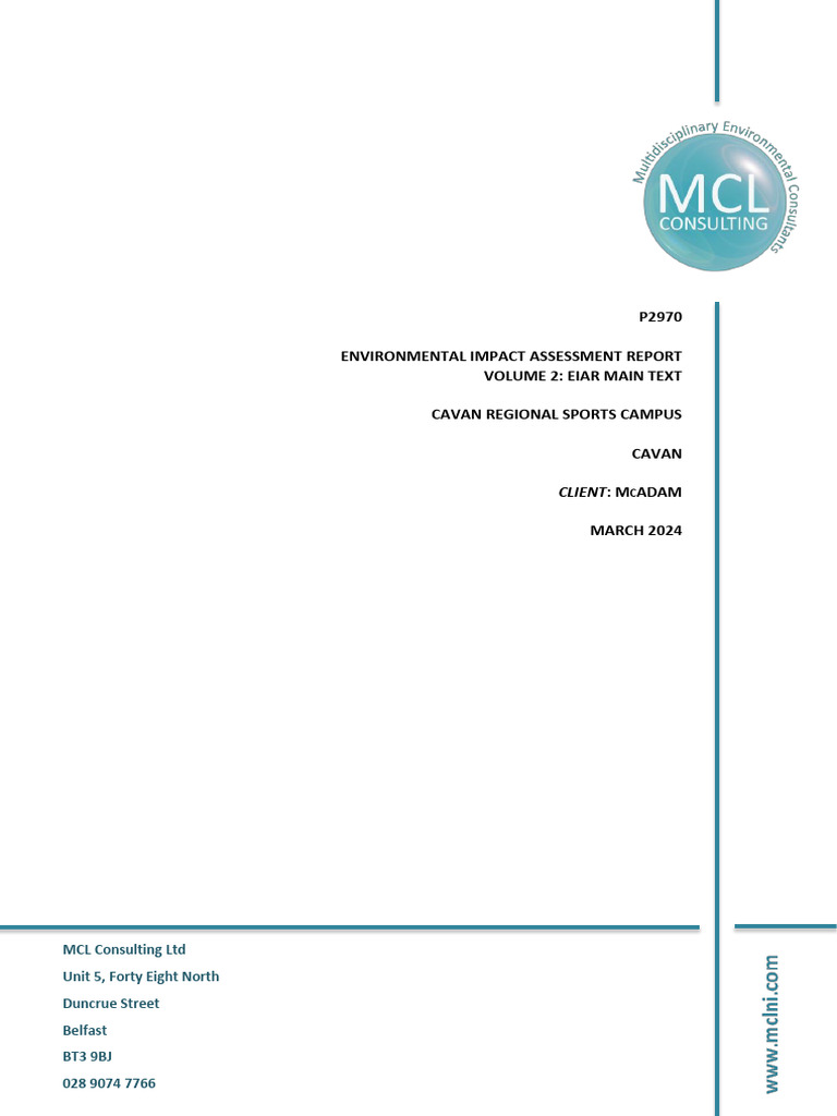 Volume 2 Eiar Main Text | PDF | Environmental Impact Assessment | Earth ...