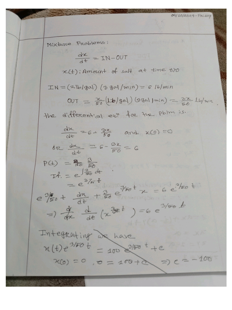 DIE Cls Note (Partial) | PDF