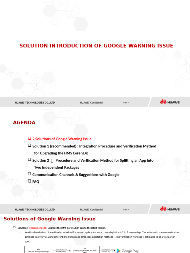 (EXTERNAL) Solution Introduction of Google Warning Issue (For Friendly CP... | PDF | Android ...