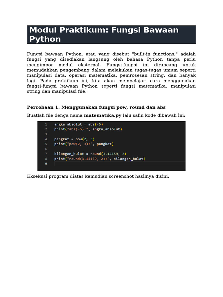 P07 Daspro 3312401038 Marhaban Akbar Maulana | PDF