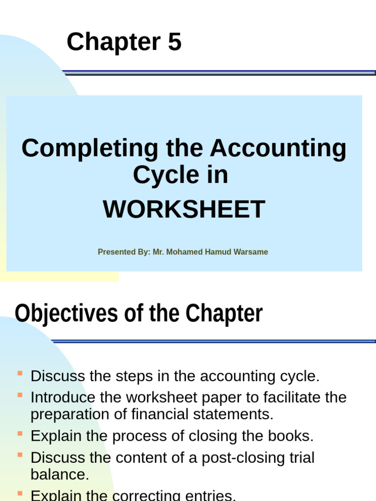 Chapter 6 WORKSHEET (3) | PDF | Debits And Credits | Expense