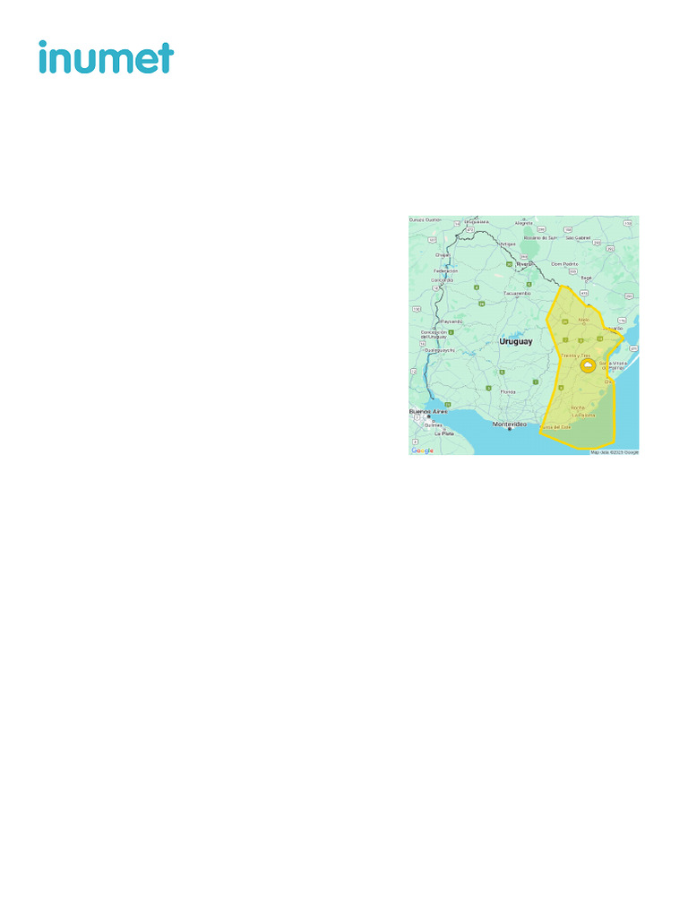 Inumet | PDF | Uruguay | Eventos naturales