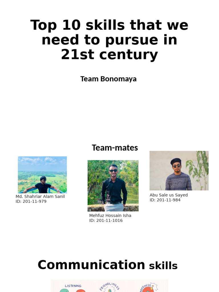 Top 10 Essential 21st Century Skills | PDF