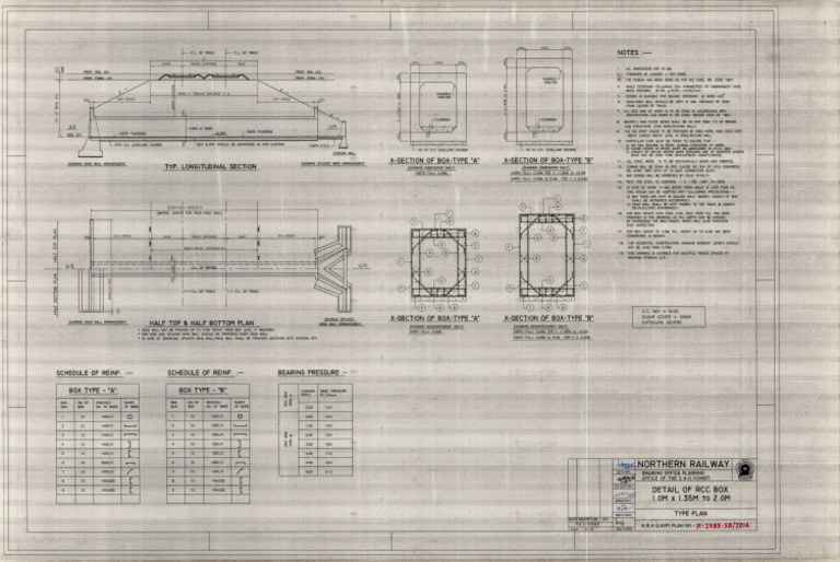 P-2983, 1x1 RCC Box Type Plan | PDF