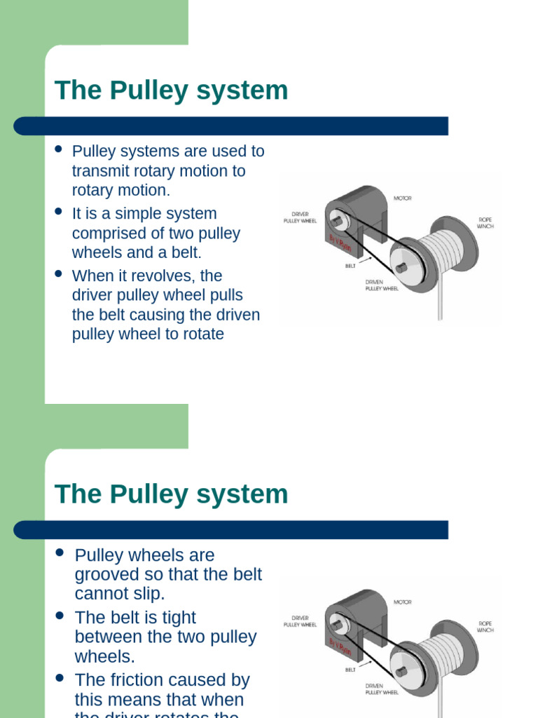 Mechansims 1 - Pulleys | PDF