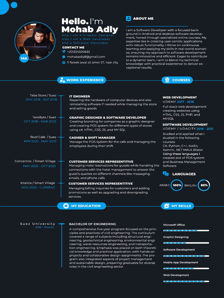 Mohab Adly CV-2 | PDF