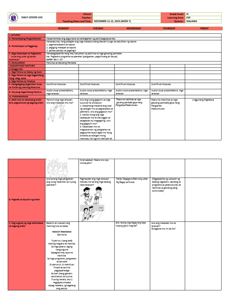 DLL_ESP 3_Q2_W7 | PDF