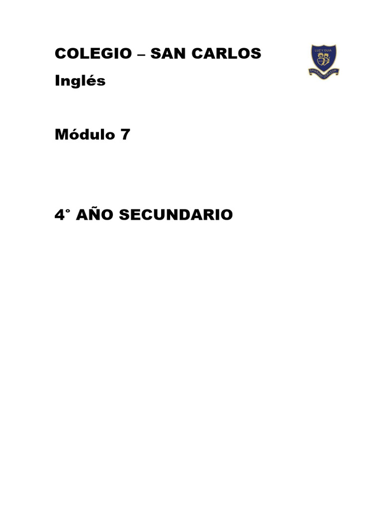 Module 7 - Fourth Year | PDF