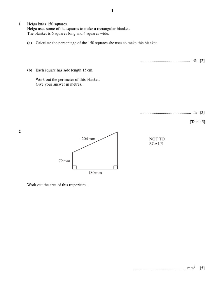 Mensuration | PDF | Area | Rectangle